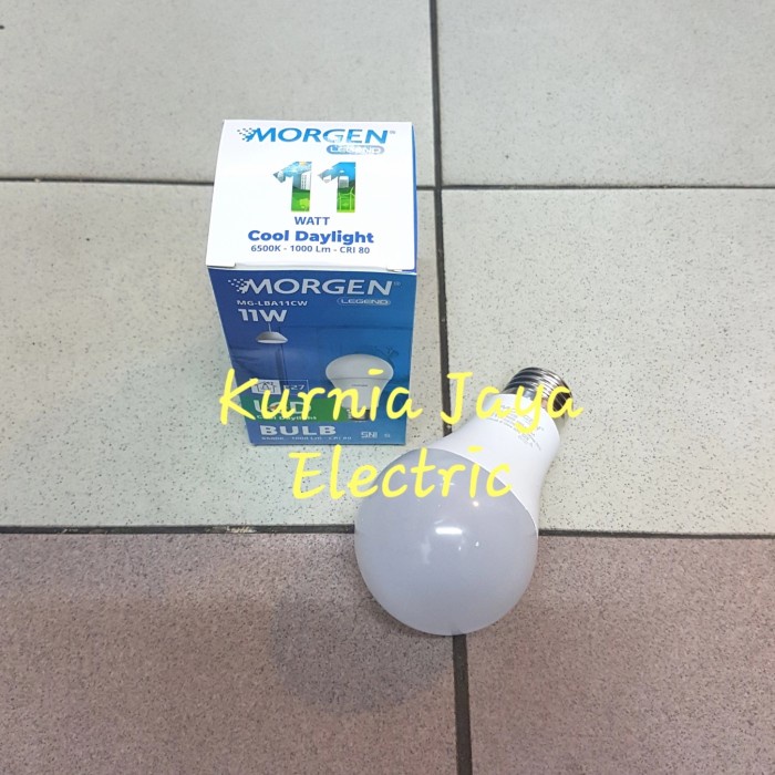 Jual MORGEN Lampu Bohlam LED Bulb 11W E27 220V NEW LEGEND - Putih ...