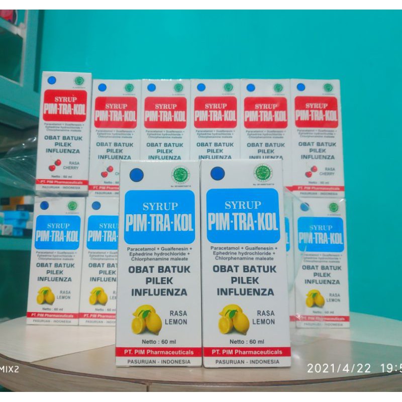Jual PIM-TRA-KOL SYR ( 60 ml ) | Shopee Indonesia