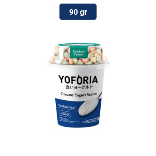 Jual Yoforia Crunch & Creamy Rainbow Crumbs 90 g | Shopee Indonesia
