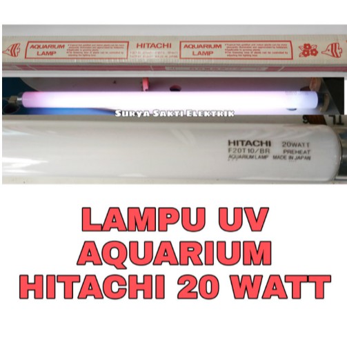 Jual LAMPU UV AQUARIUM HITACHI 20 WATT | Shopee Indonesia