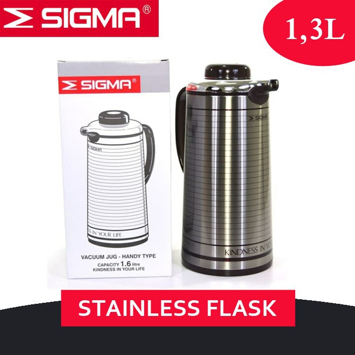 Jual SIGMA Termos Air Panas 1,3 Liter/Termos 1.3L Stainless/Vacuum ...