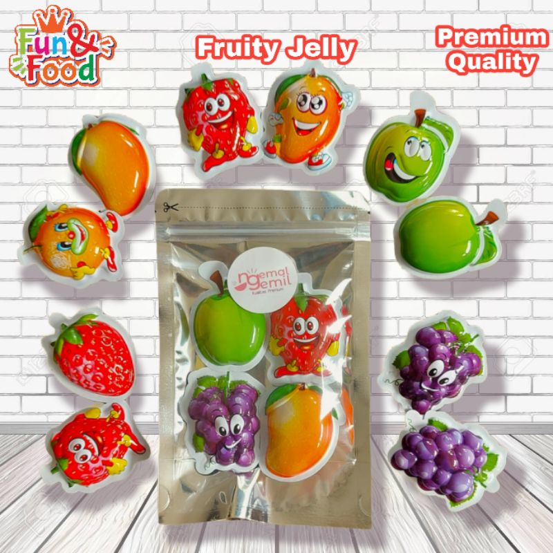 Jual Fruity Gummy Jelly Buah Mix | Shopee Indonesia