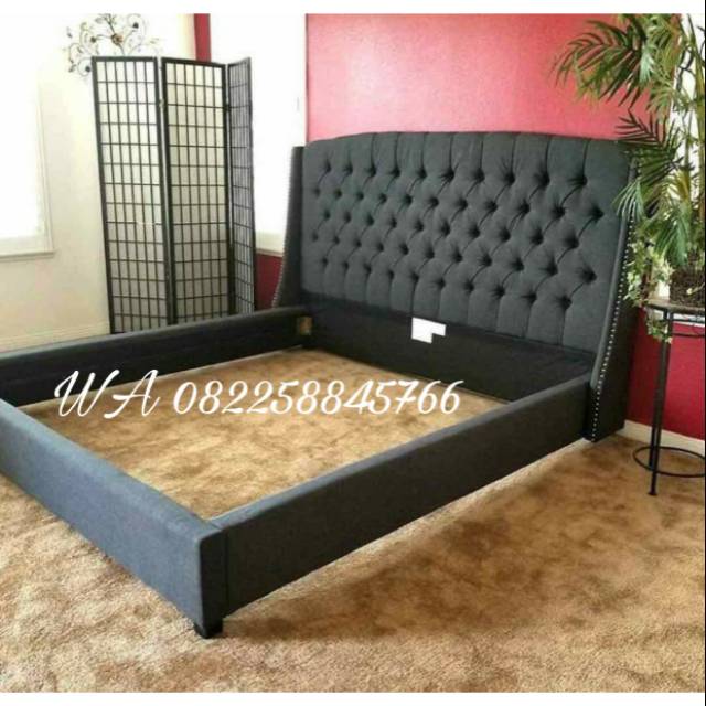 Jual Tempat Tidur Ranjang Dipan Busa Kayu Jati Minimalis Buatan Jepara ...