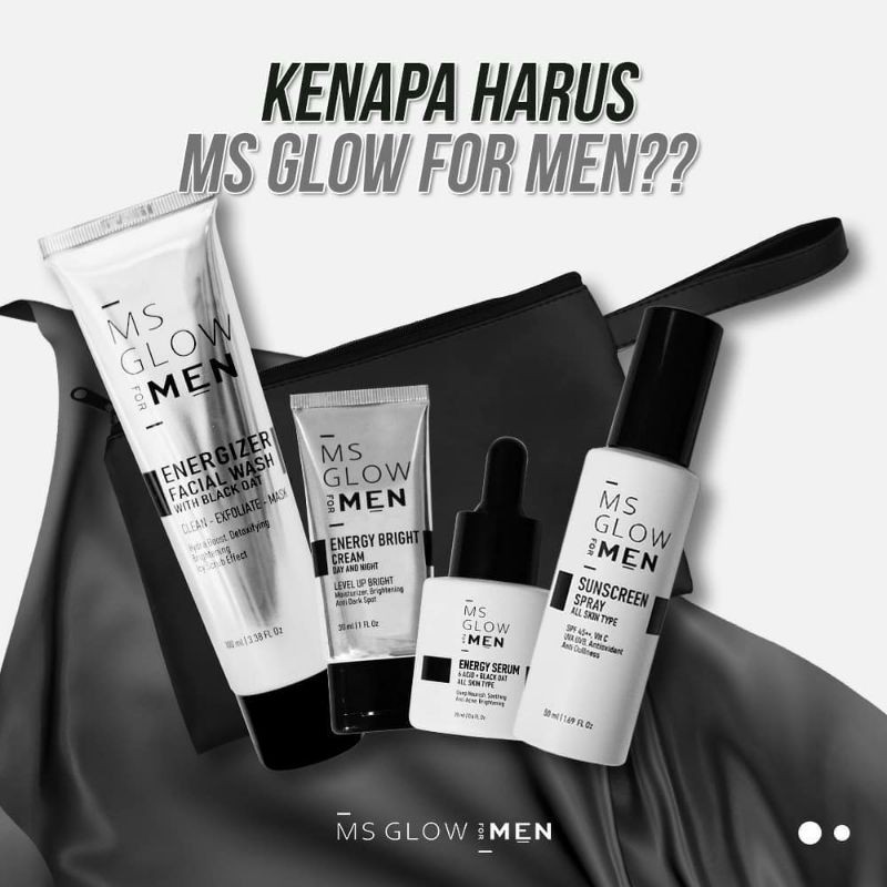 Jual [ORIGINAL] MS GLOW MEN ms glow for men skincare khusus pria ...