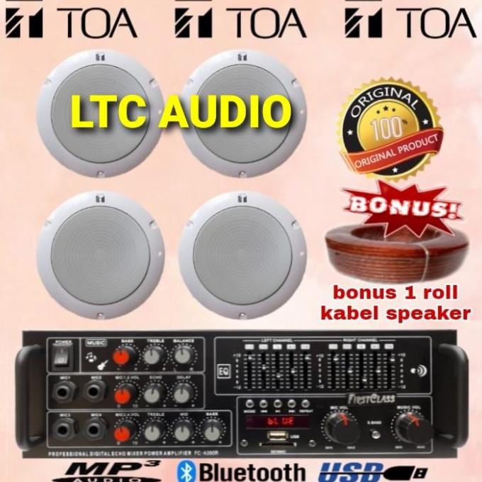 Jual Paket Sound Ruangan Speaker Ceilling Toa-646R 4 Unit | Shopee ...