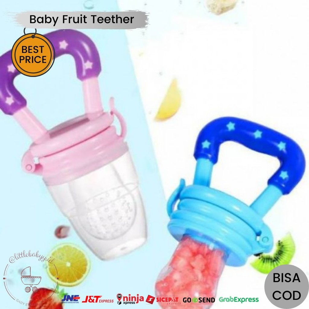 Jual Baby Fruit & Food Teether | Empeng Bayi Gambar Buah | Shopee Indonesia