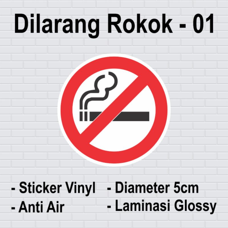 Jual Sticker Peringatan Dilarang Rokok | Shopee Indonesia