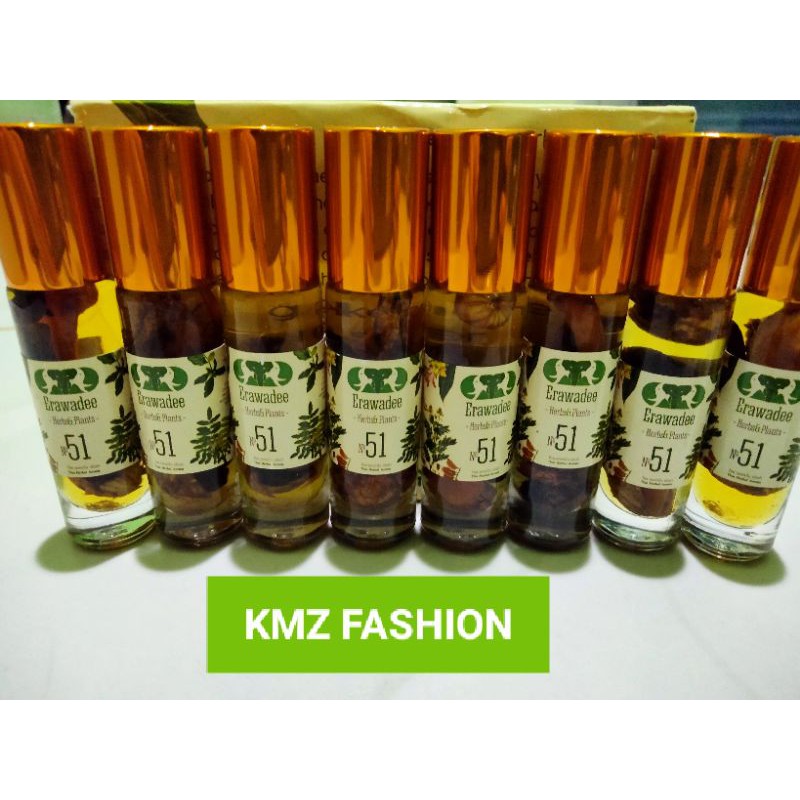 Jual (Exp 03/30 ) Minyak Angin Erawadee No.51 aromatherapy ORIGINAL ...