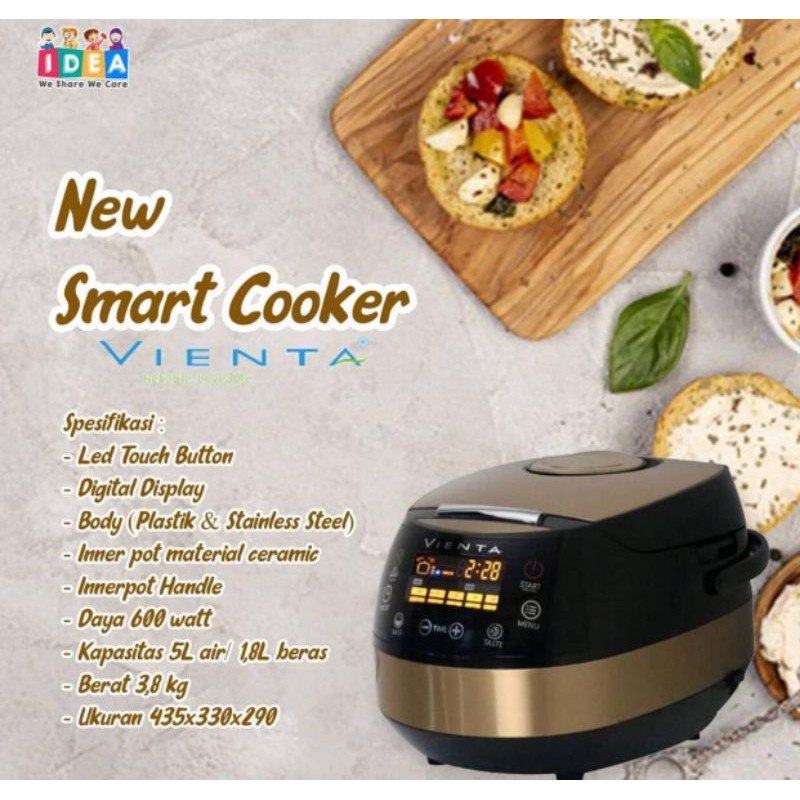 Jual New Smart Cooker Vienta BARANG BARU BELUM PERNAH DIPAKAI | Shopee ...