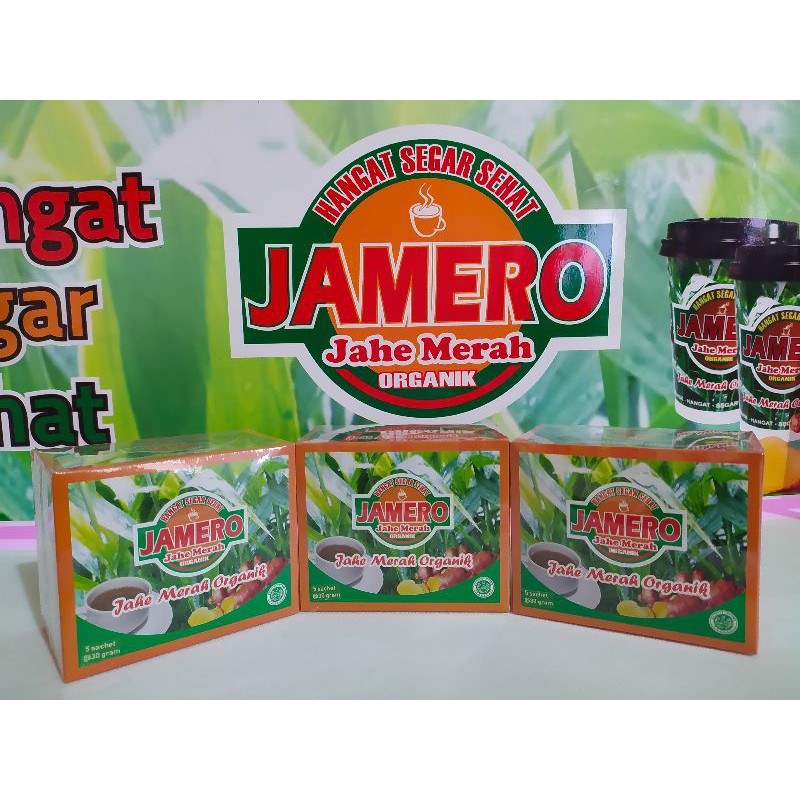 Jual INSTAN JAMERO MINUMAN JAHE MERAH / JAHE MERAH/ JAHE MERAH CUP /MINUMAN SERBUK JAHE MERAH ...