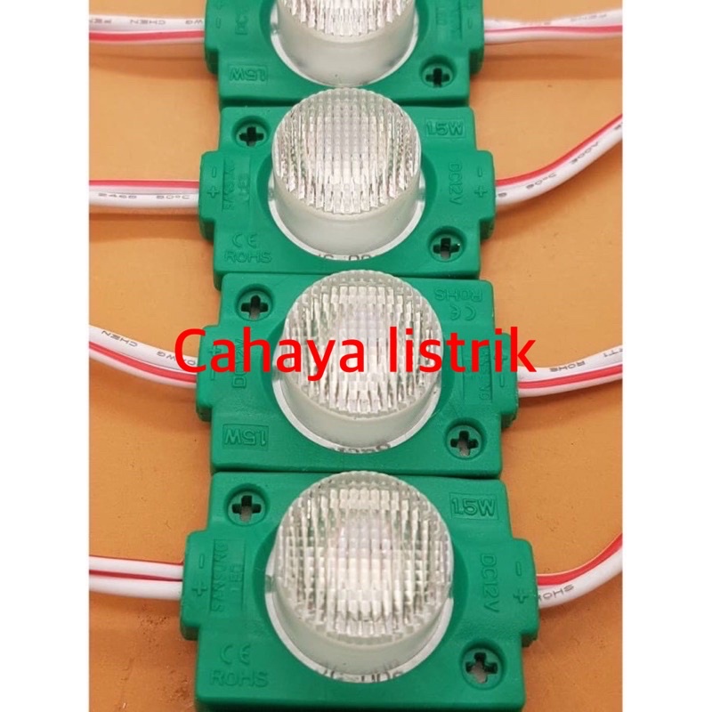 Jual LAMPU LED MODUL 1MATA 12VOLT dan 24VOLT 1.5 WATT WATERPROOF 1 MATA ...