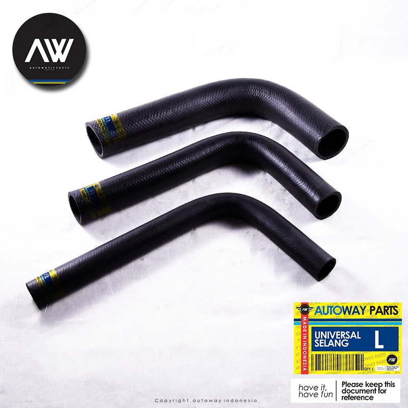 Jual SELANG RADIATOR UNIVERSAL MODEL "L" SIZE ø 1/2 - 3" " ( RAJUT ...