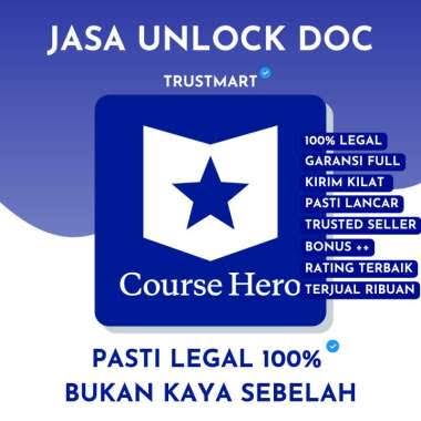 Jual [BELI 5 GRATIS 1] JASA UNLOCK DOCUMENT COURSEHERO | UNBLUR DOKUMEN ...