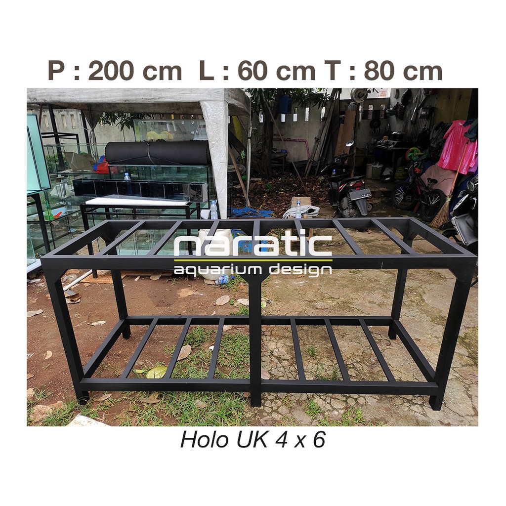 Jual Rak hollow aquarium 4x6 200x60x80 galvanis | Shopee Indonesia