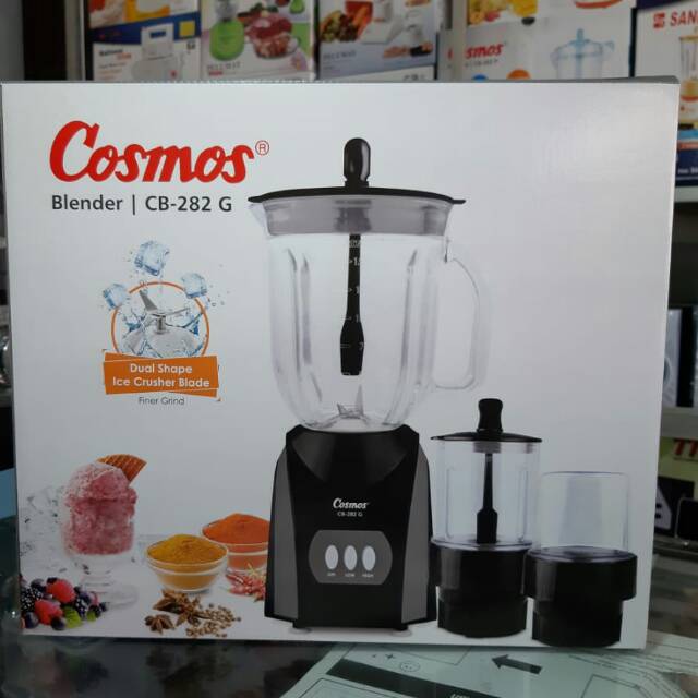 Jual Cosmos Blender 3 in 1 kaca CB282G | Shopee Indonesia