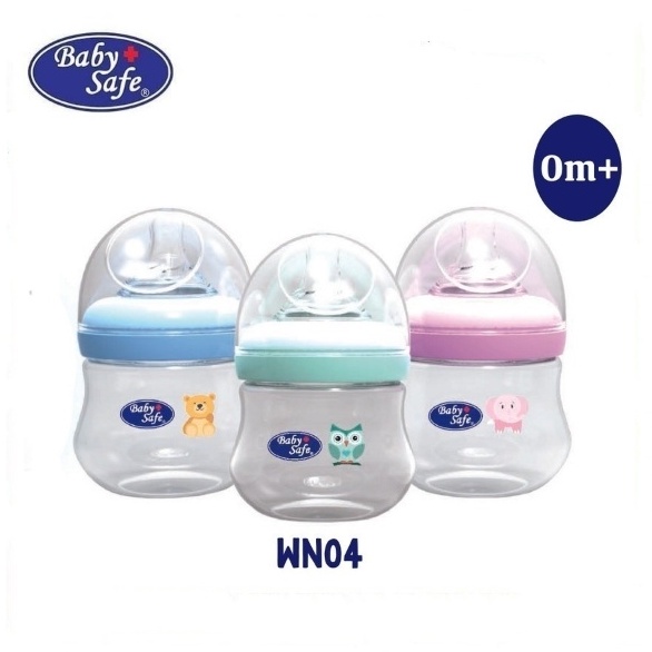 Jual Baby Safe WN04/WN05 Wide Neck Bottle 125ml/250ml | Shopee Indonesia
