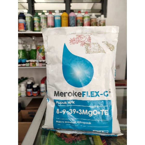 Jual pupuk NPK MEROKE FLEX-G 8-9 39+3MgO+TE isi 1kg | Shopee Indonesia