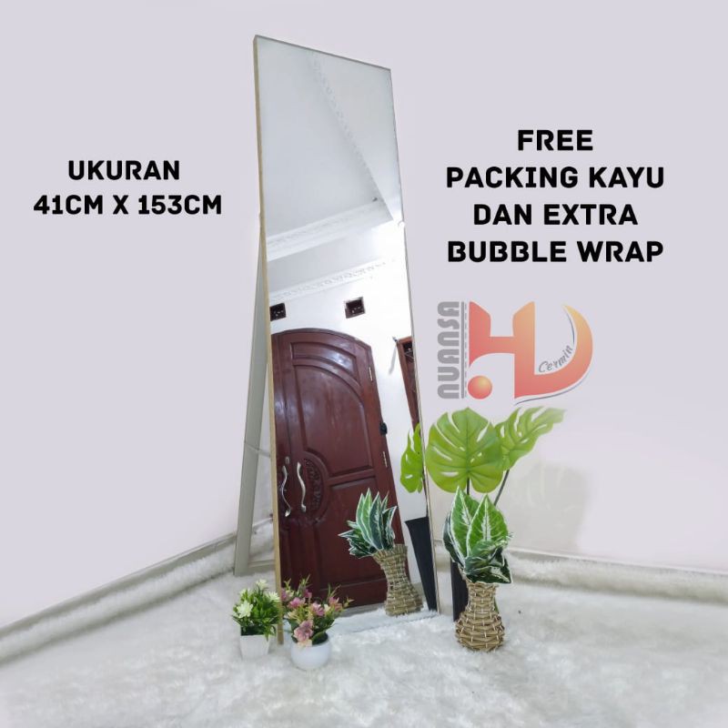 Jual KACA STANDING MIRROR FRAMELESS (153cm x 41cm) | Shopee Indonesia