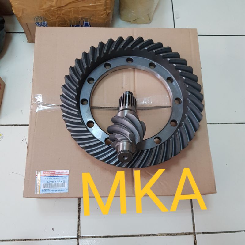 Jual GEAR SET GIGI GARDAN CROWN WHEEL CANTER PS125T 6X40 P/N MC075640 ...