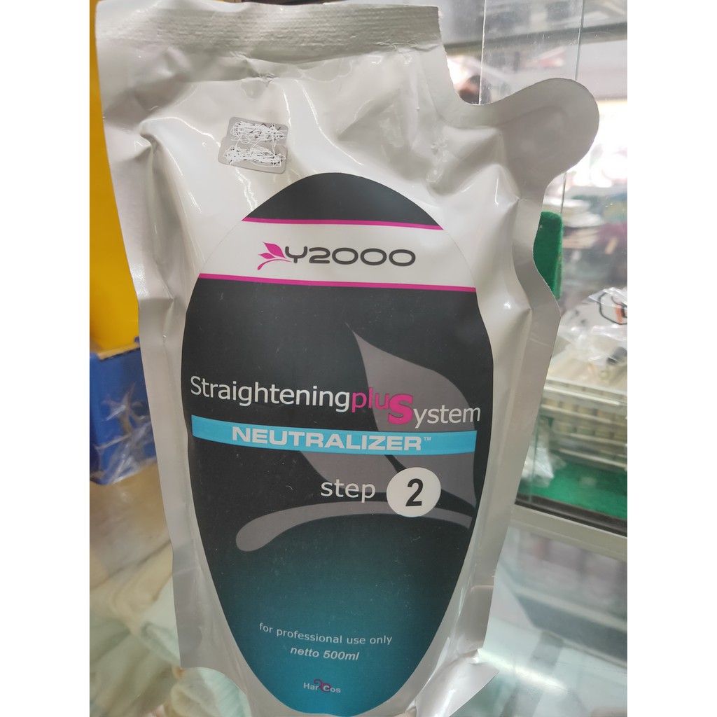 Jual Y2000 Straightening Plus System Neutralizer Step 2 500 ml | Shopee ...