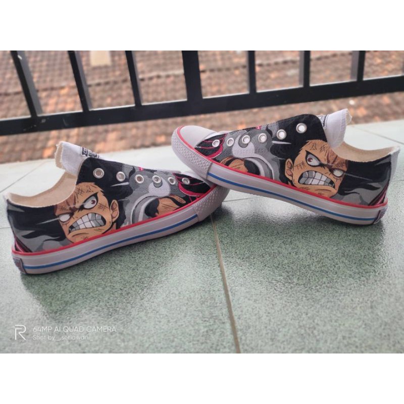 Jual Custom sepatu luffy Snakeman | Shopee Indonesia