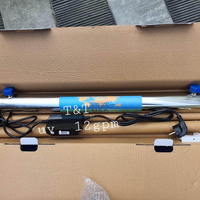 Jual LAMPU UV ULTRAVIOLET 12 GPM Aquazone USA atau uv 12 gpm | Shopee Indonesia