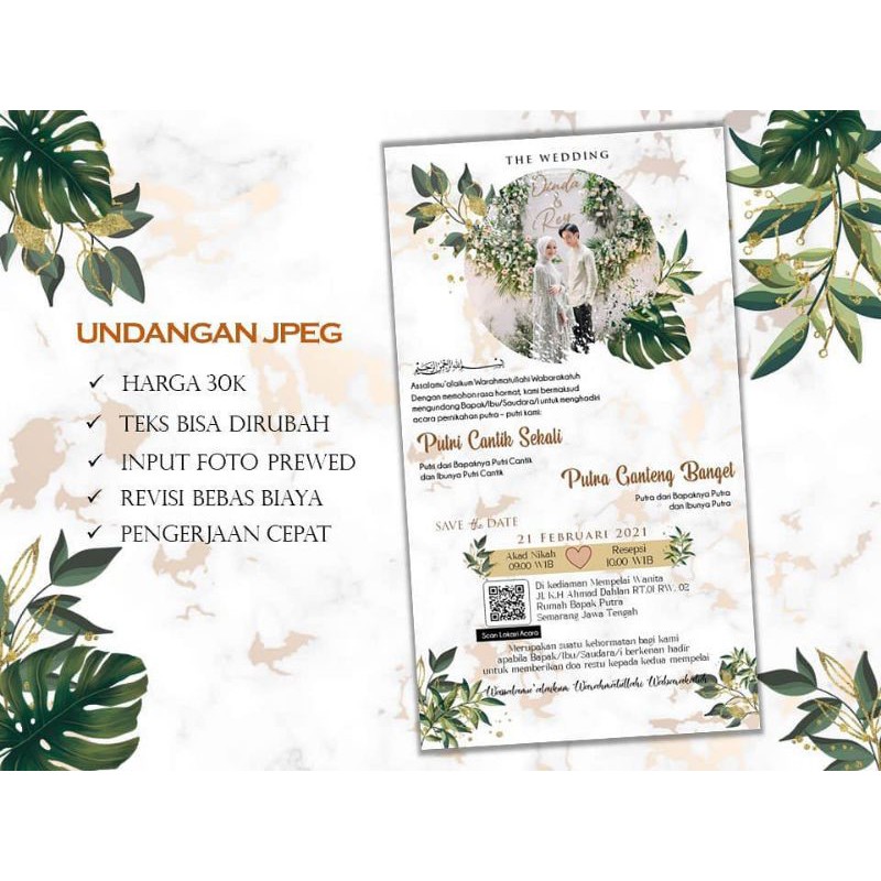 Jual Undangan digital pernikahan | Shopee Indonesia