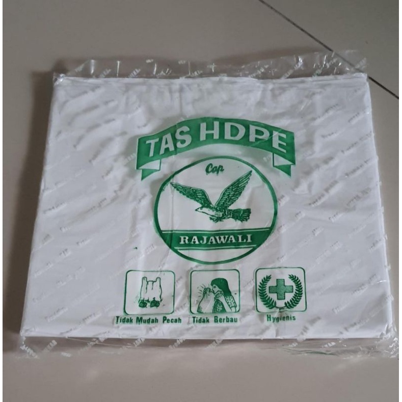 Jual Plastik kresek putih besar Tas HDPE cap Rajawali | Shopee Indonesia