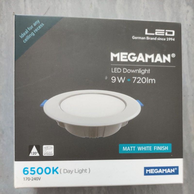 Jual Megaman lampu downlight Led Panel 9 watt MQTL 1119 6500K cahaya ...