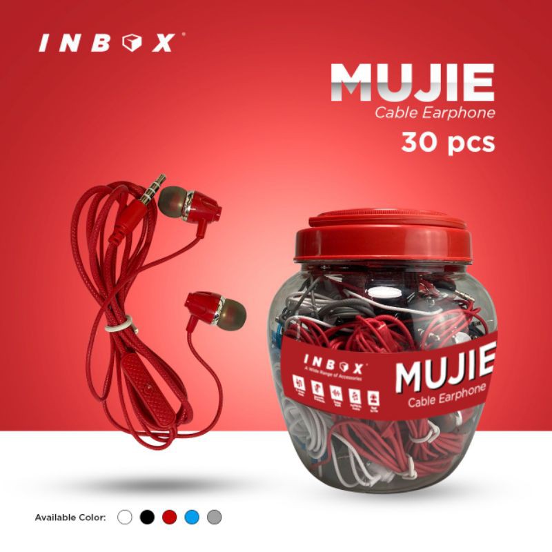 Jual TOPLES HEADSET INBOX MUJIE (30 Pcs) | Shopee Indonesia