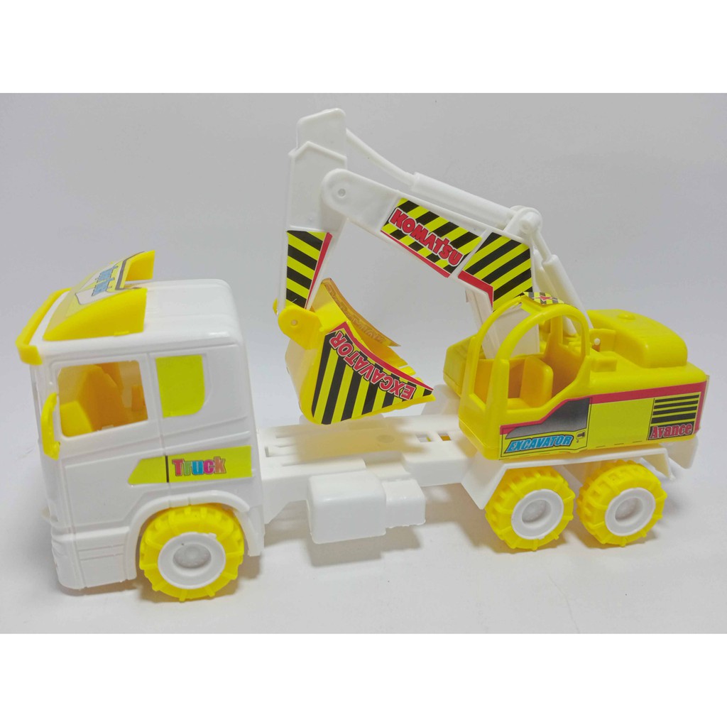 Jual MAINAN MOBIL BEGO Truk Konstruksi / Truk Exavator / Truk Cakruk ...