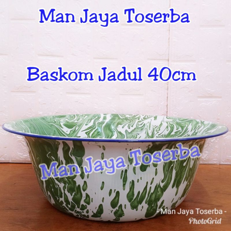 Jual Baskom jadul / Baskom blurik / Baskom vintage / Baskom Enamel 40cm ...