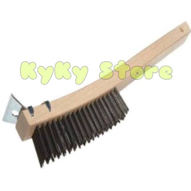 Jual Wire Brush Wooden Handle Adcraft WBR-14 - Sikat Kawat Gagang kayu ...