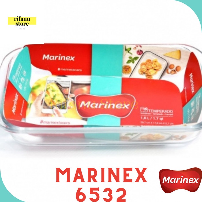 Jual Loyang Kaca - Loyang Kaca Persegi Panjang Marinex 6532 1,6 Liter ...