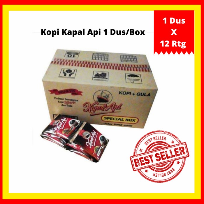 Jual Kopi Kapal Api Spesial Mix 1 Dus/Box | Shopee Indonesia