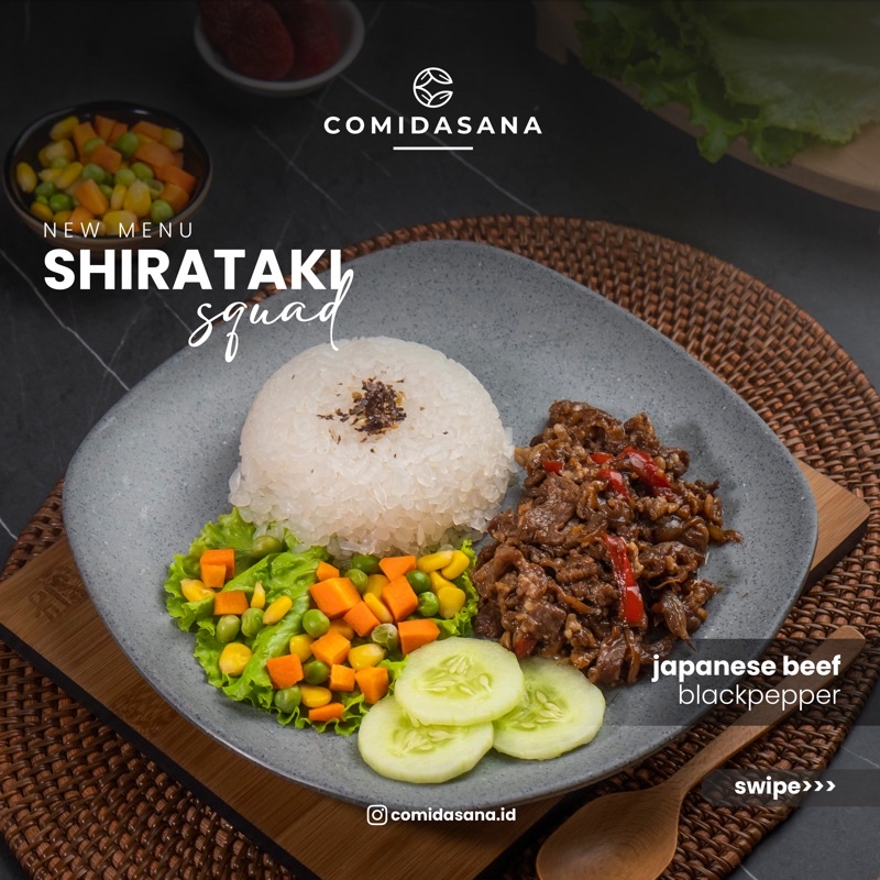 Jual Shirataki Japanese Beef Blackpepper - 320kcal ONLY! | Shopee Indonesia