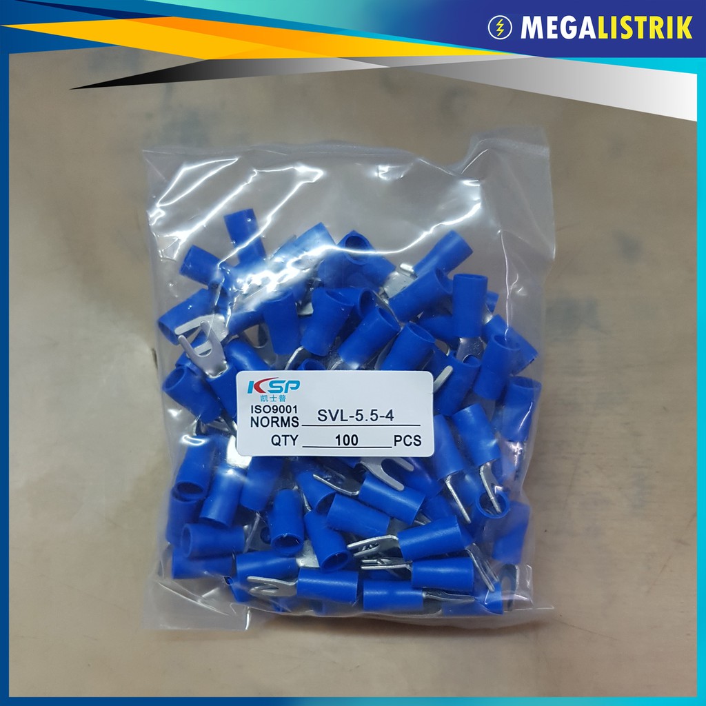 Jual KSP SKUN Y 6 MM SVL-5.5-4 ( 100 PCS ) / SKUN KABEL TIPE GARPU 6MM PER PACK | Shopee Indonesia