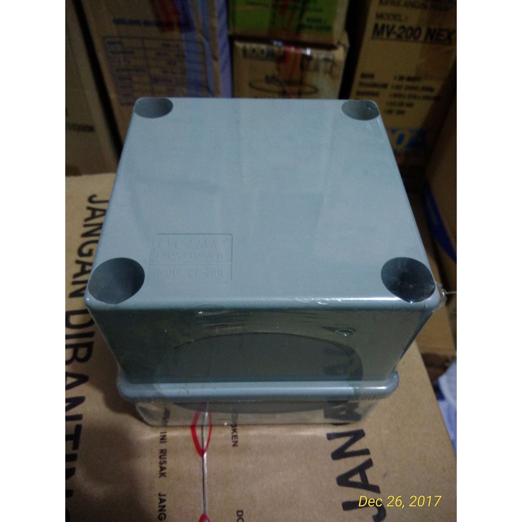 Jual Junction Box Panel Box 110x110x110mm - IP66 - PVC-LINK- Top ...