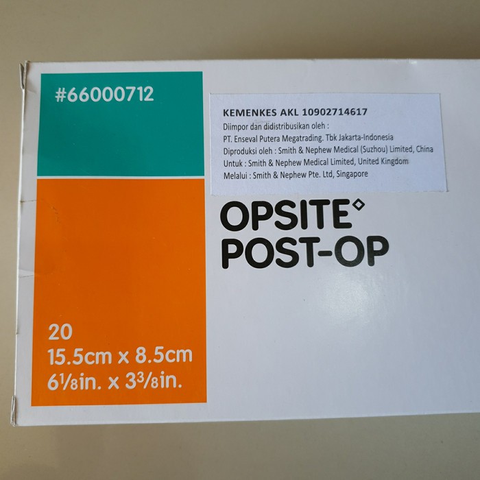 Jual Opsite 15.5cm x 8.5cm/Opsite Post-Op 15.5cm x 8.5cm/ Plester Anti ...