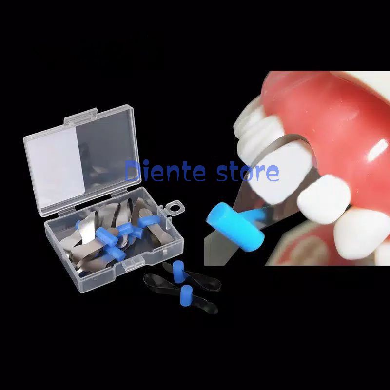 Jual DENTAL TWIN MATRICES ANTERIOR WITH CLIP / MATRIX HOLDER / JEPITAN ...