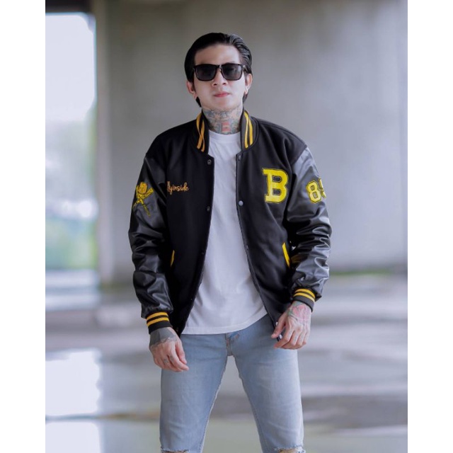 Jual JAKET BASEBALL VARSITY JACKET - JAKET BULLY INSIDE - JAKET VERSITY ...