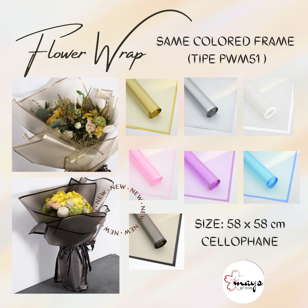 Jual [Ecer] Kertas Flower Wrapping - Flower Wrap Paper Per Lembar ...