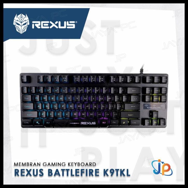Jual Keyboard Gaming Rexus Battlefire Rx-K9Tkl / K9 Tkl Rainbow Led ...