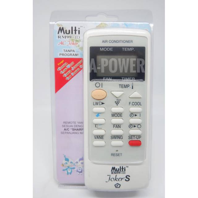 Jual Joker - Remote AC Sharp | S (langsung pakai) | Shopee Indonesia