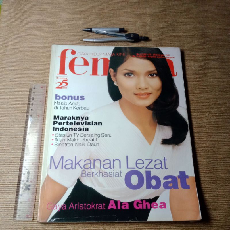 Jual Majalah Femina Edisi Makanan Lezat Berkhasiat Obat | Shopee Indonesia