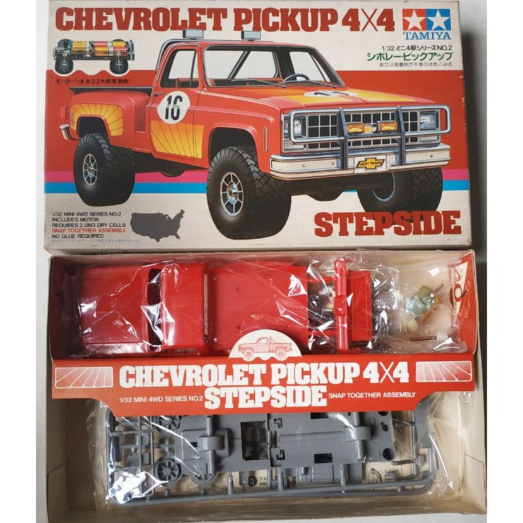 Jual Tamiya Mini 4WD 1902 - Chevrolet Pickup 4x4 - Made In Japan ...