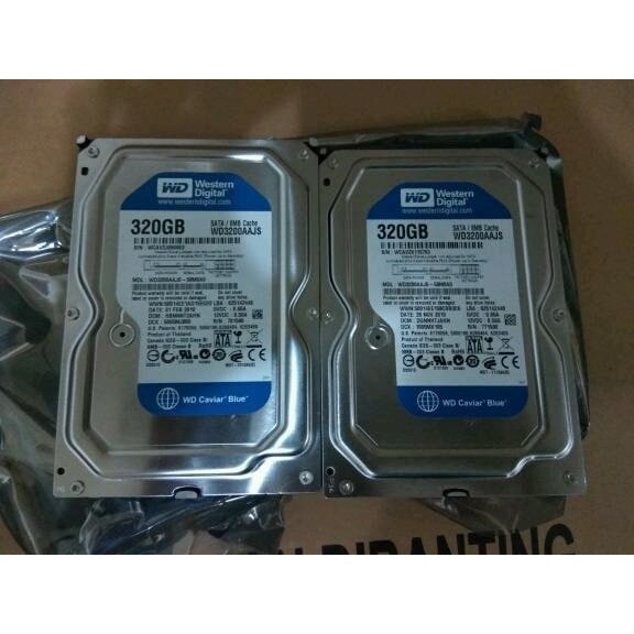Jual Premium hdd/hardisk 320gb sata internal 3,5inc wd blue garansi 1 ...