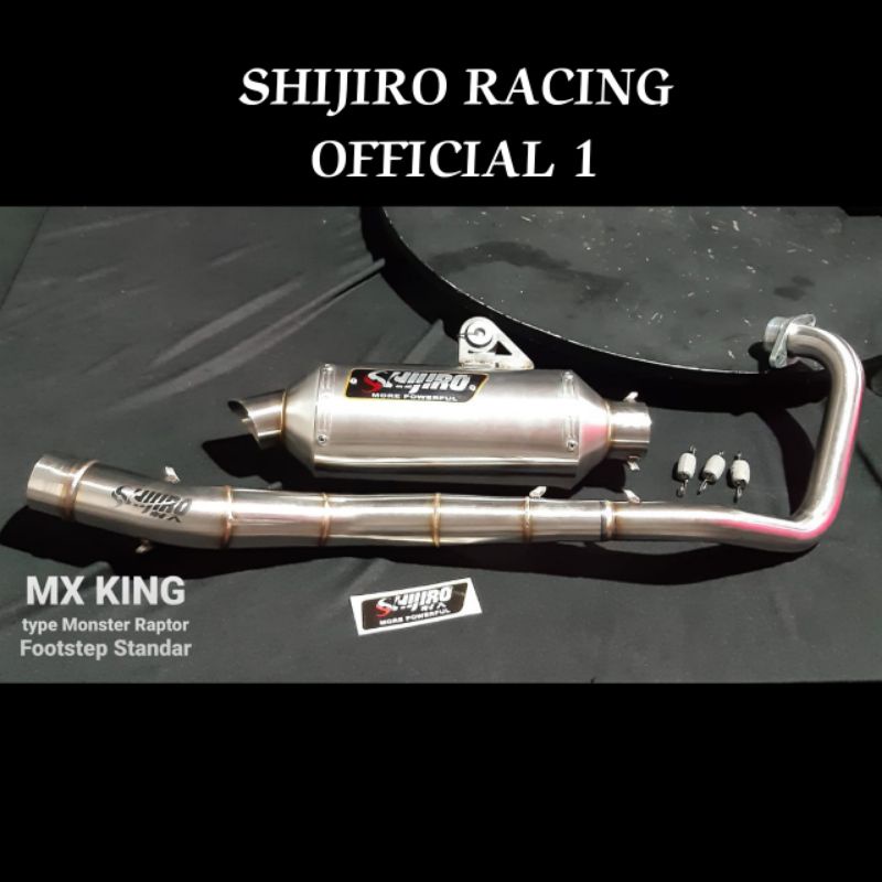 Jual Knalpot SHIJIRO RACING for MX KING Fst. STANDAR type MONSTER ...
