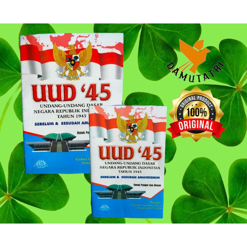 Jual Buku Undang-Undang : UUD 45 Sebelum dan Sesudah Amandeman | Shopee ...