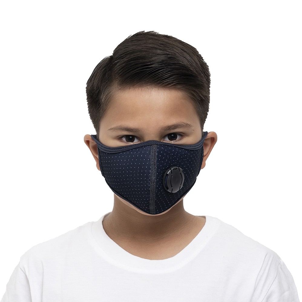 Jual ZULU Sports Mask N95 Kids (Polkadot Blue) | Shopee Indonesia